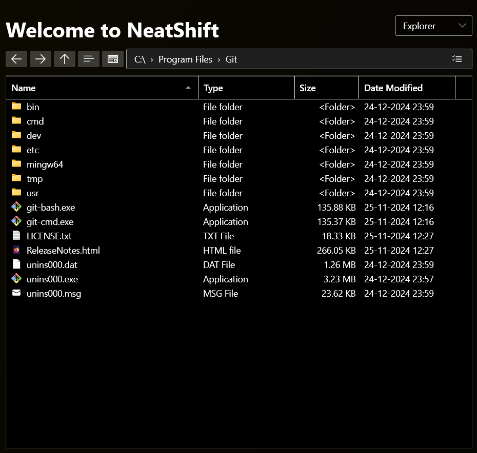 NeatShift - Smart File Organization
