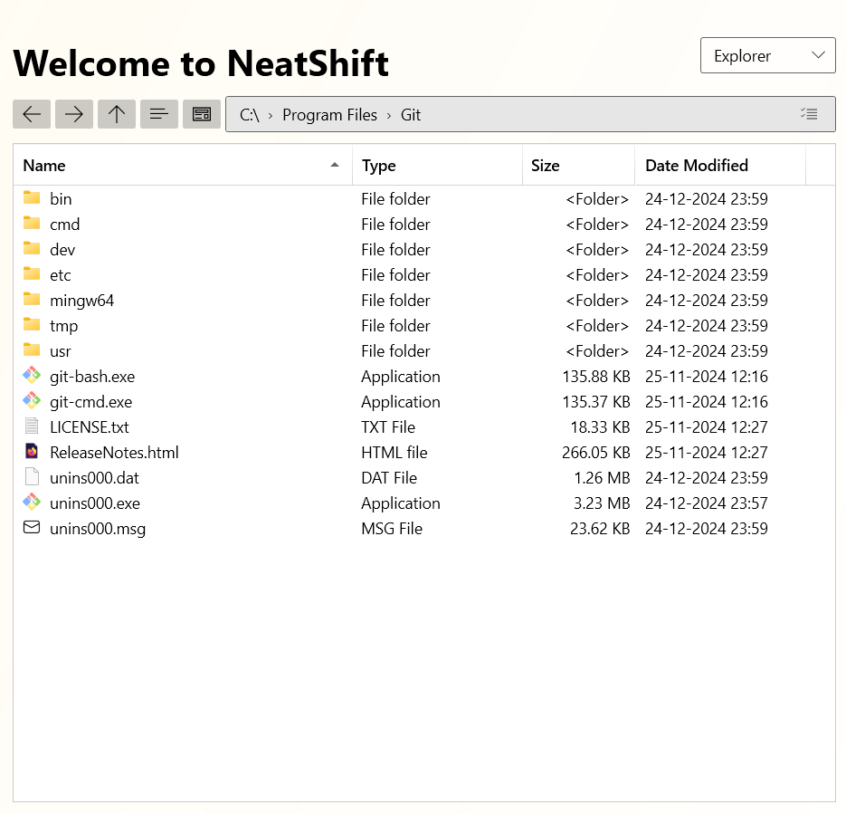 NeatShift - Smart File Organization